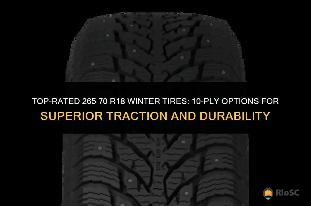 Top-Rated 265 70 R18 Winter Tires: 10-Ply Options For Superior Traction ...