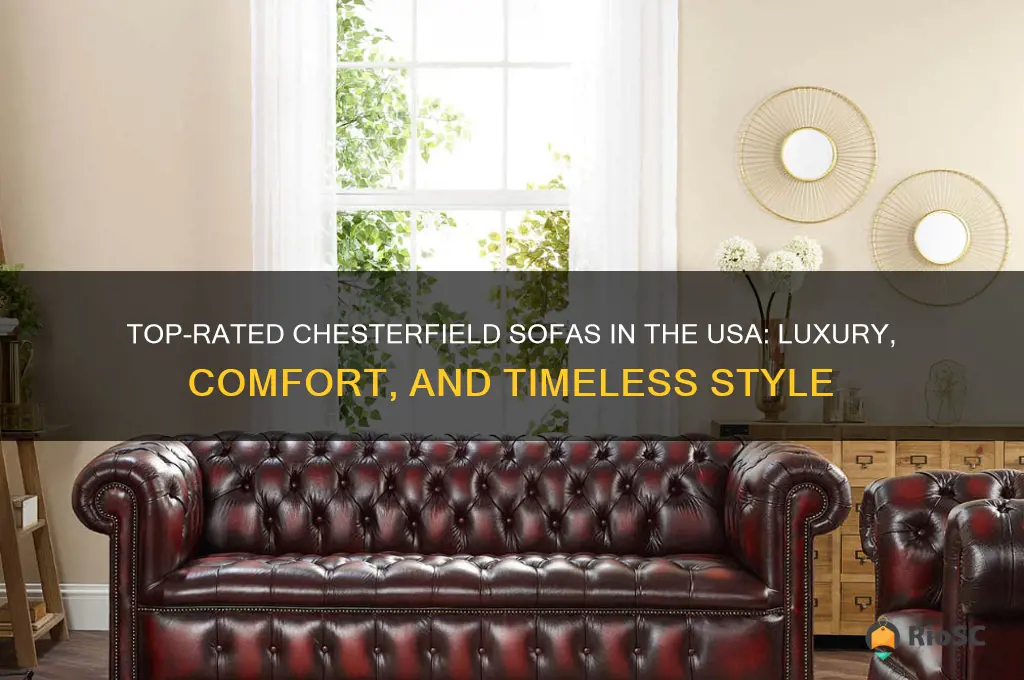 Top-Rated Chesterfield Sofas In The Usa: Luxury, Comfort, And Timeless ...