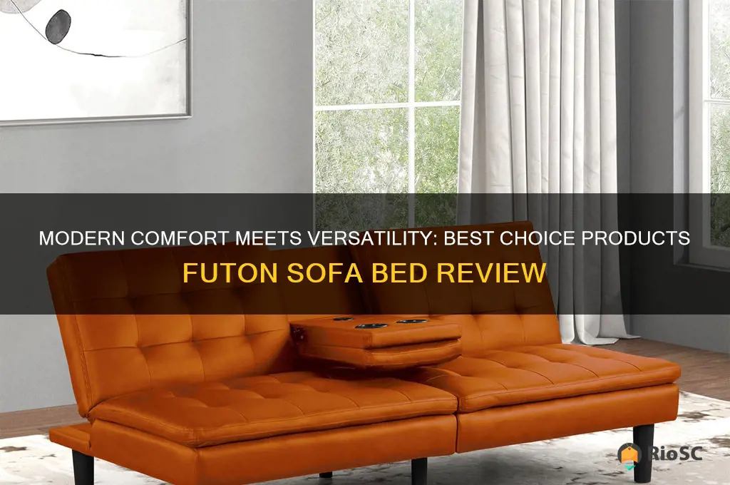 Modern Comfort Meets Versatility: Best Choice Products Futon Sofa Bed ...