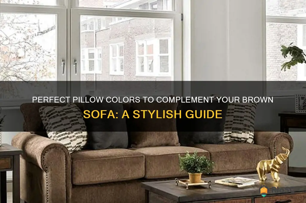 Perfect Pillow Colors To Complement Your Brown Sofa: A Stylish Guide ...