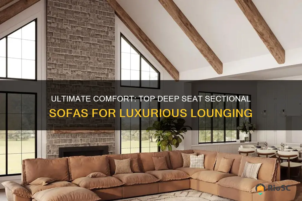 Ultimate Comfort: Top Deep Seat Sectional Sofas For Luxurious Lounging ...