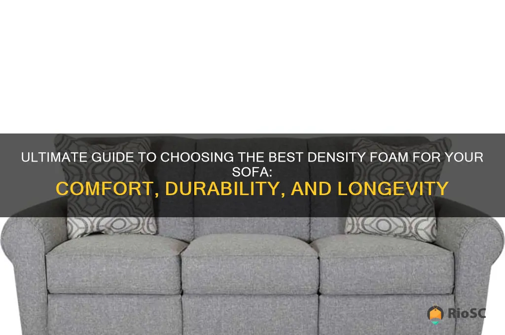 Ultimate Guide To Choosing The Best Density Foam For Your Sofa: Comfort ...