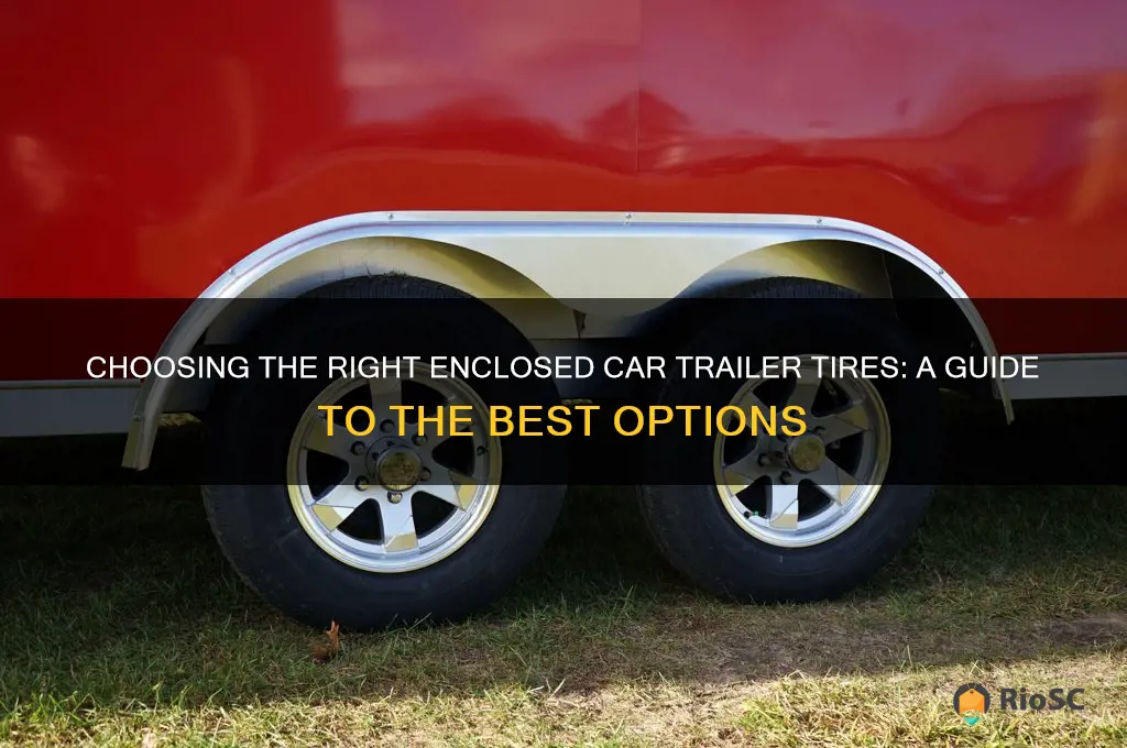 Choosing The Right Enclosed Car Trailer Tires: A Guide To The Best ...