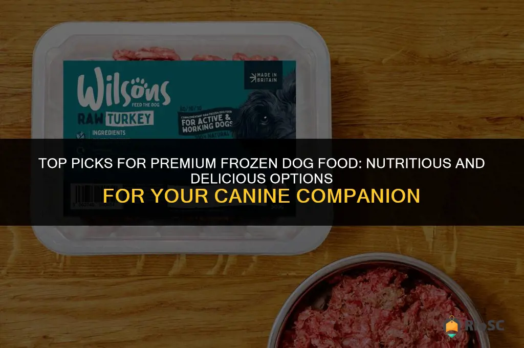 Top Picks For Premium Frozen Dog Food: Nutritious And Delicious Options ...
