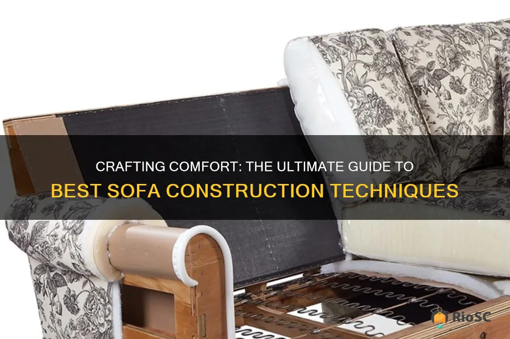 Crafting Comfort: The Ultimate Guide To Best Sofa Construction ...