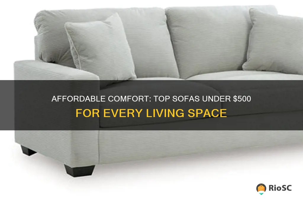 Affordable Comfort: Top Sofas Under $500 For Every Living Space | Riosc